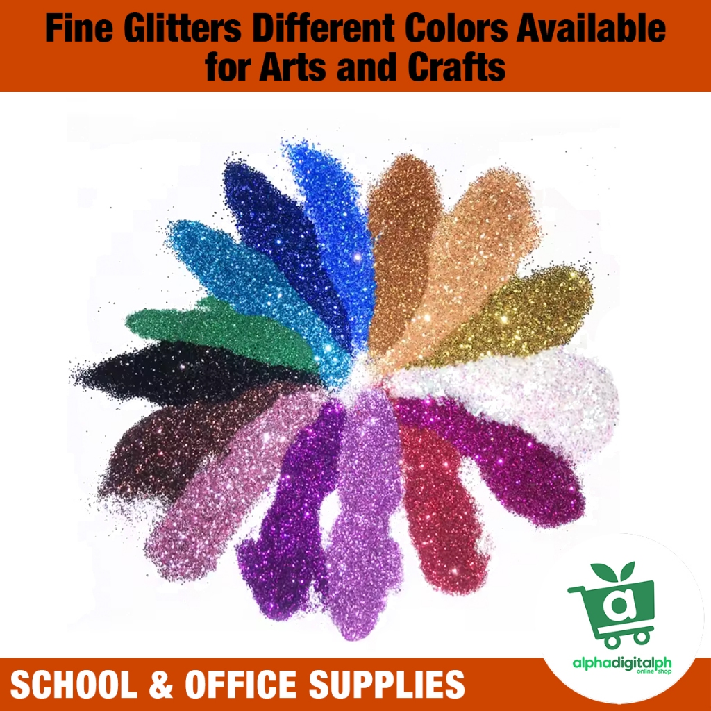 Fine Glitters Different Colors Available Arts & Crafts Kids Slime 2 ...