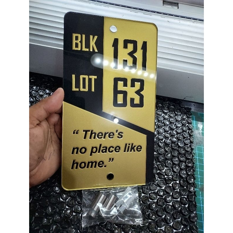 Address Plate House Number Plate Acrylic Sintra Board, Home Plate ...