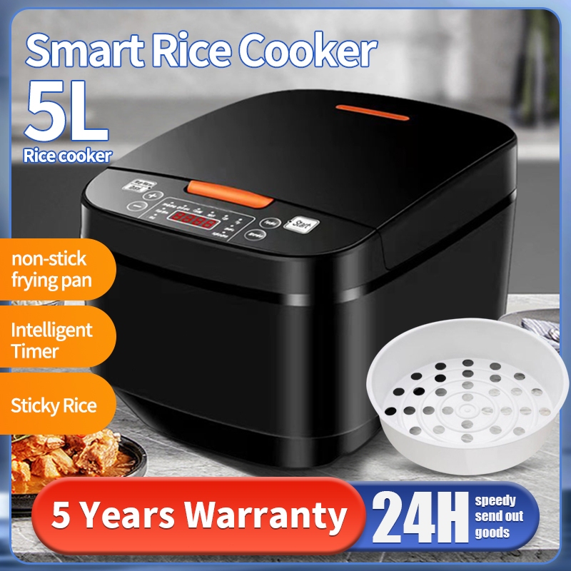MAX LCD Stainless Rice Cooker 5L Large Capacity Standard Multifunctional Electric Cooker ...