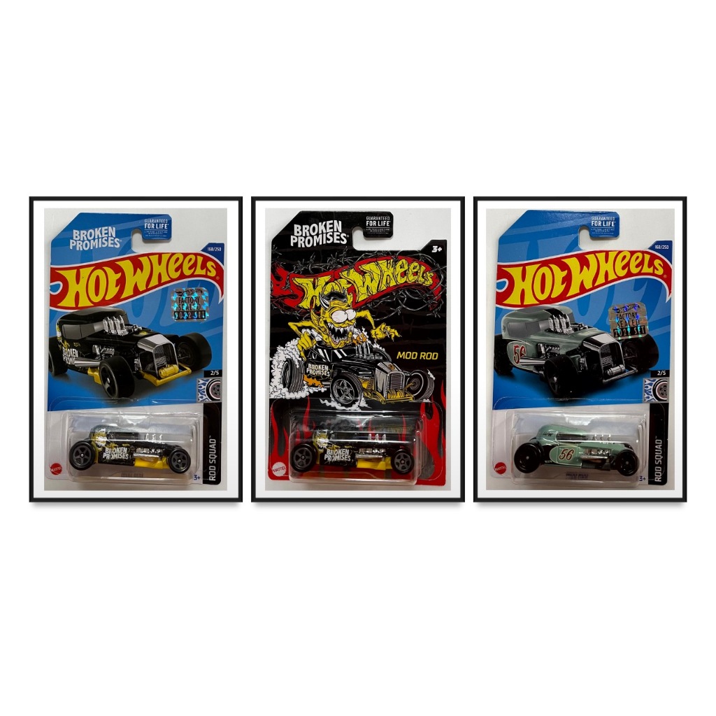 Hot Wheels - Broken Promises - Mod Rod; Factory Sealed - Rod Squad ...