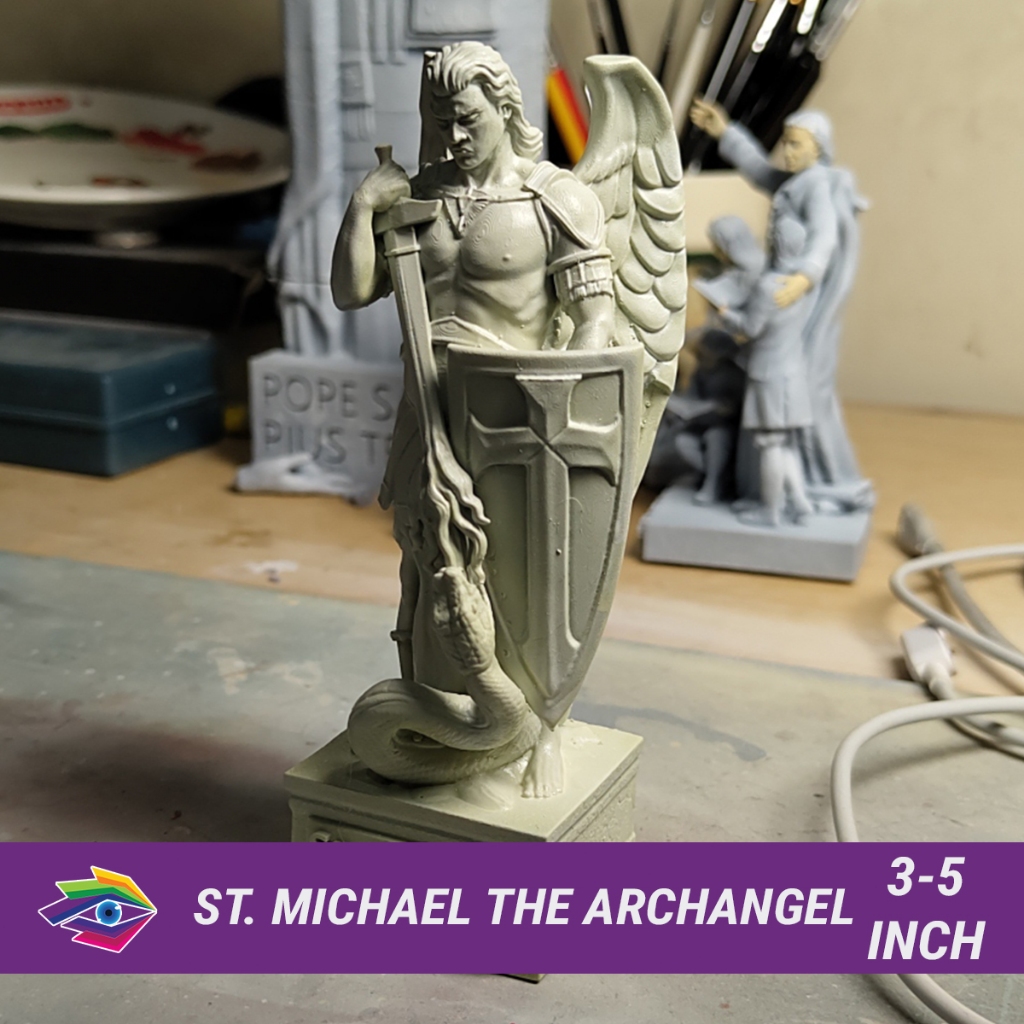 St. Michael the Archangel watching over Mexico | 3D-Printed Custom UV ...