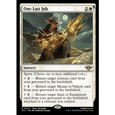 One Last Job - Outlaws of Thunder Junction (OTJ) | Shopee Philippines