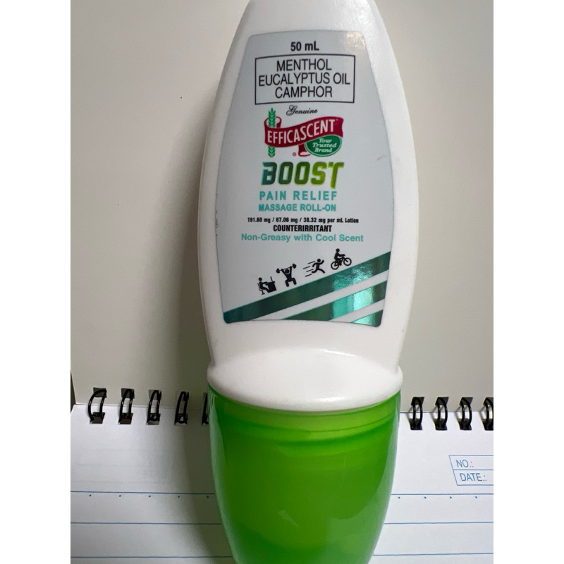 Efficascent Boost Roll On 50mL Non Greasy with Cool scent | Shopee ...