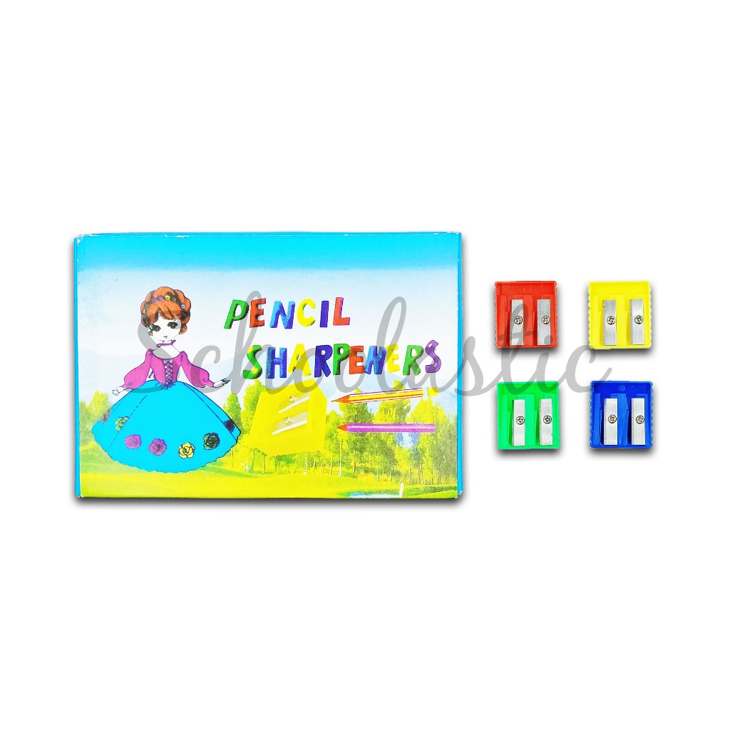 826 Double Hole Pencil Sharpener (24pcs/box) | Shopee Philippines