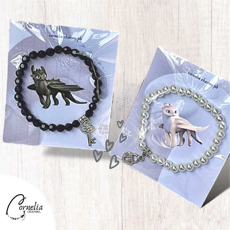 Toothless & Light Fury Matching Bracelets | Shopee Philippines