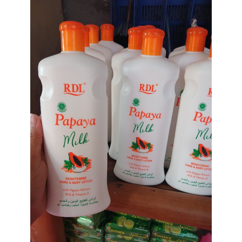 RDL PAPAYA MILK BRIGHTENING HAND AND BODY LOTION 600ML FROM DUBAI ...