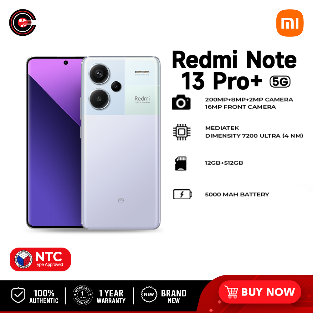 Xiaomi Redmi Note 13 Pro+ 5G 12Gb+512Gb | Shopee Philippines