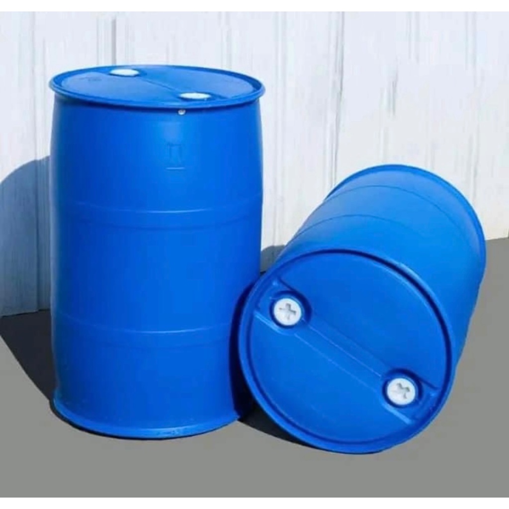 200 Liter HDPE Food Grade Plastic Container Drum, Opened-Head Drum, Customized with Hinges, 55 ...
