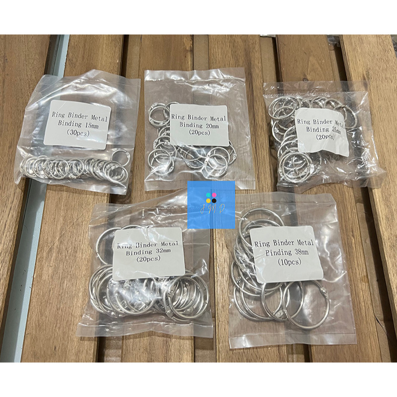 Metal Ring Binder 15mm / 20mm / 25mm / 32mm / 35mm / 38mm | Shopee ...
