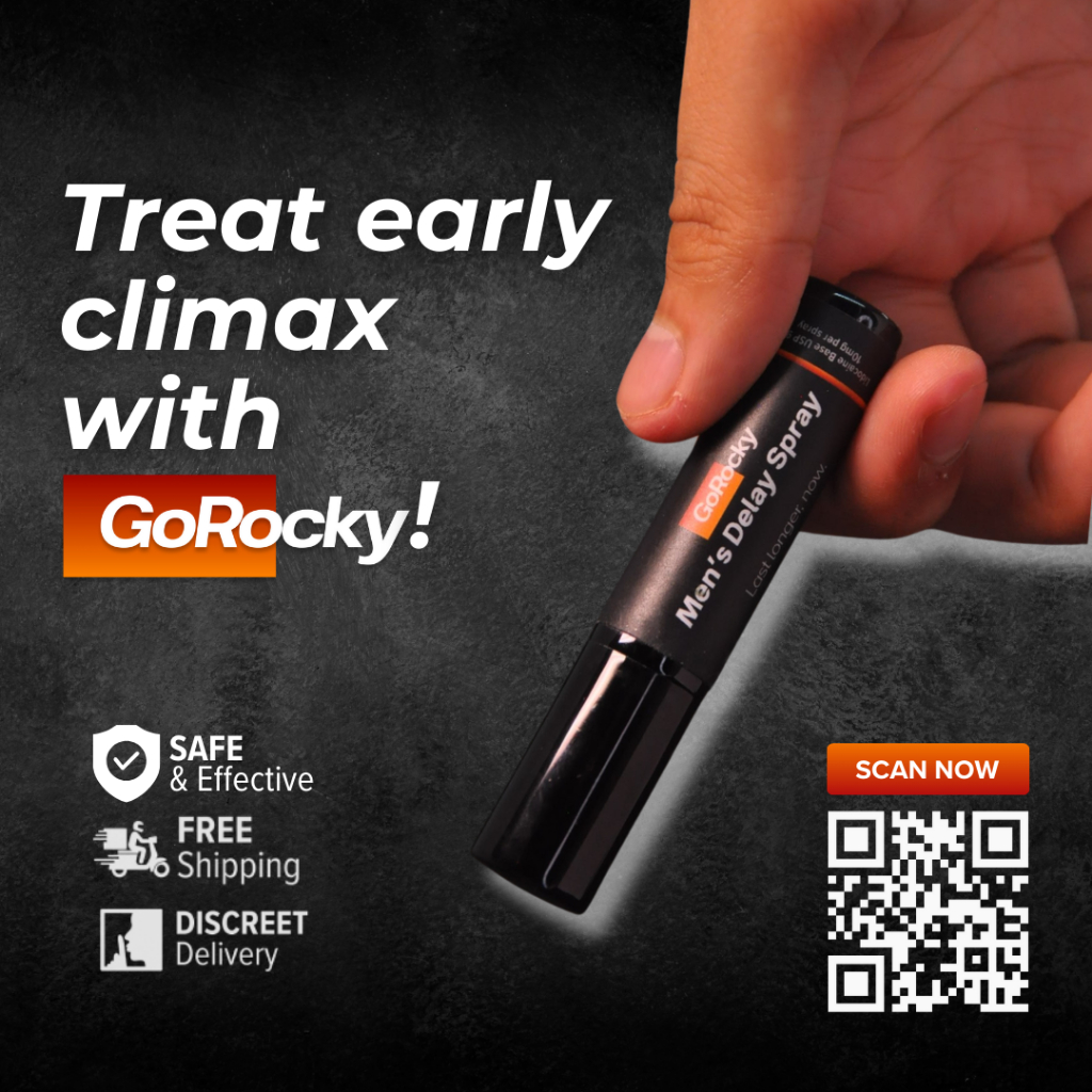 GoRocky GoLonger Delay Spray 9.6% Lidocaine - 10ml | Shopee Philippines