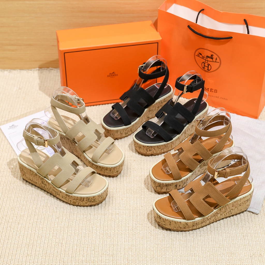 ZANEYVAN High Wedge Slippers top grade sandal heels for women 601-H5 ...