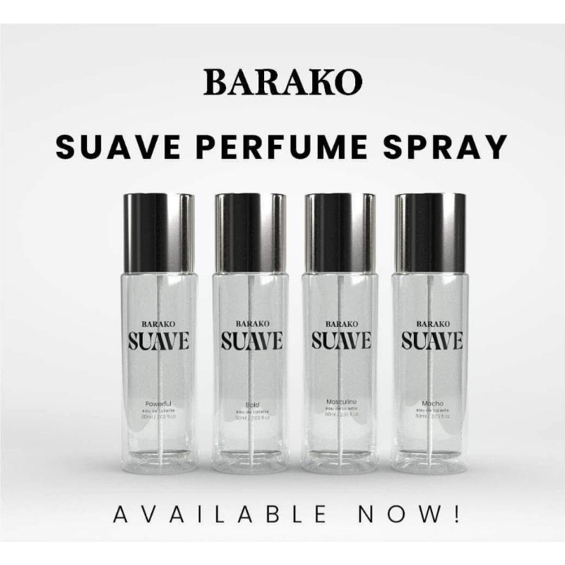BARAKO SUAVE PERFUME SPRAY 60 ML for men | Shopee Philippines
