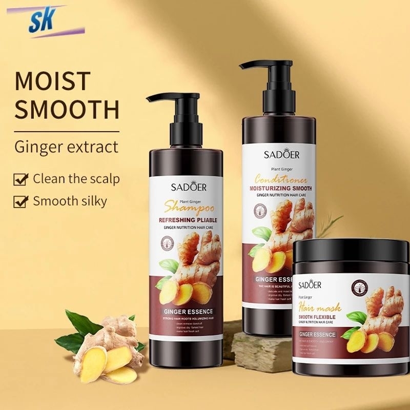 500ml Sadoer Ginger Hair Mask Repair Damaged Hair Nourishment Hydration | Shopee Philippines