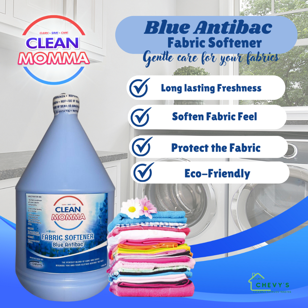 Laundry Fabcon HE 1 Gallon (Blue Antibac) / Fabric Conditioner ...