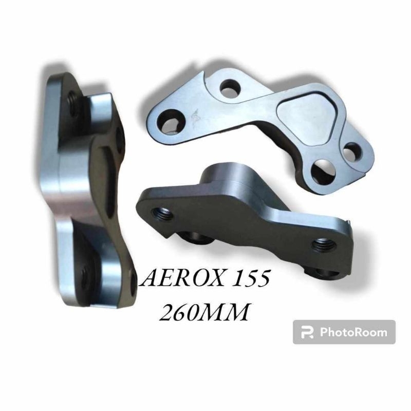 L9 Nmax155 and aerox 155 front disk 260mm-265mm bracket only(stock caliper)(4pot Caliper ...