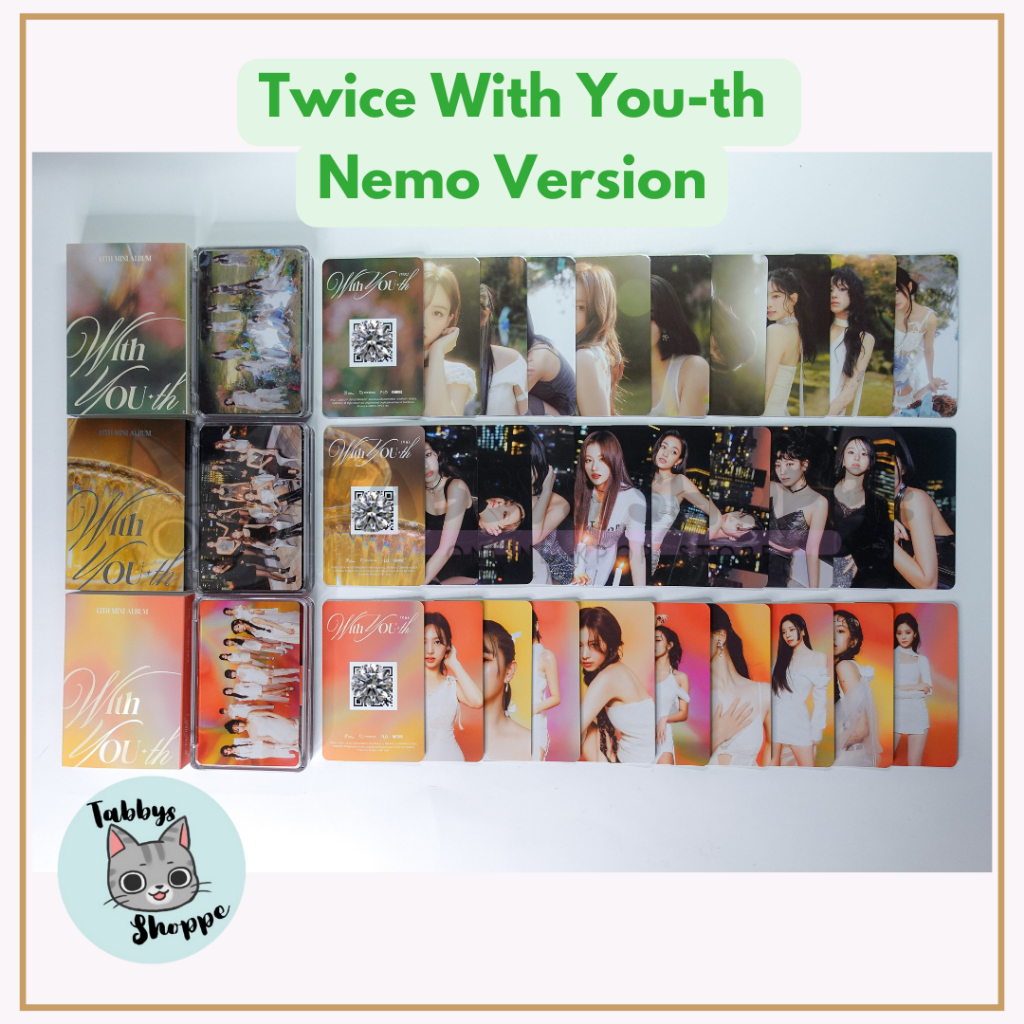 [ONHAND] TWICE - WITH YOU-TH 13th Mini Album NEMO Version Official Sealed | Shopee Philippines