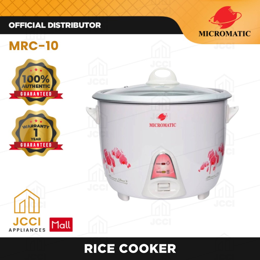Micromatic Rice Cooker 1.8L 10 cups Rice Capacity Simple Design ...