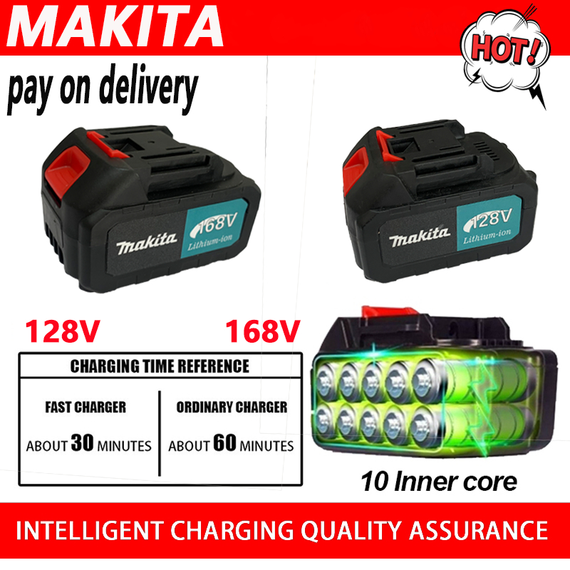 Makita Lawn Mower Battery Rechargeable 128V168V German Heavy Duty ...