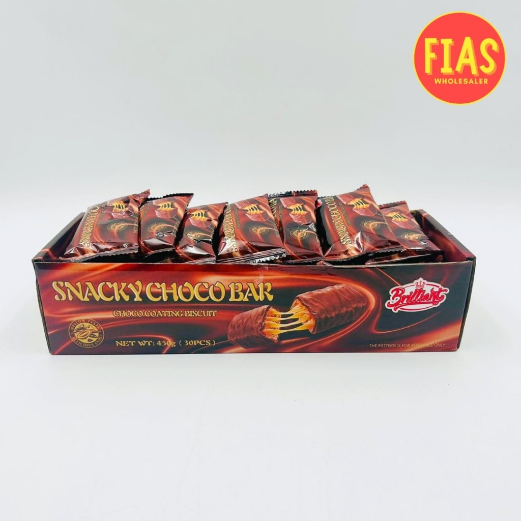 30 pcs Snacky Choco Bar Biscuit | Shopee Philippines