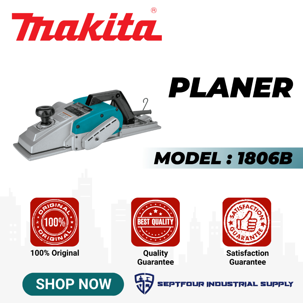 Makita 6-3/4" 1200Watts Power Planer 1806B | Shopee Philippines