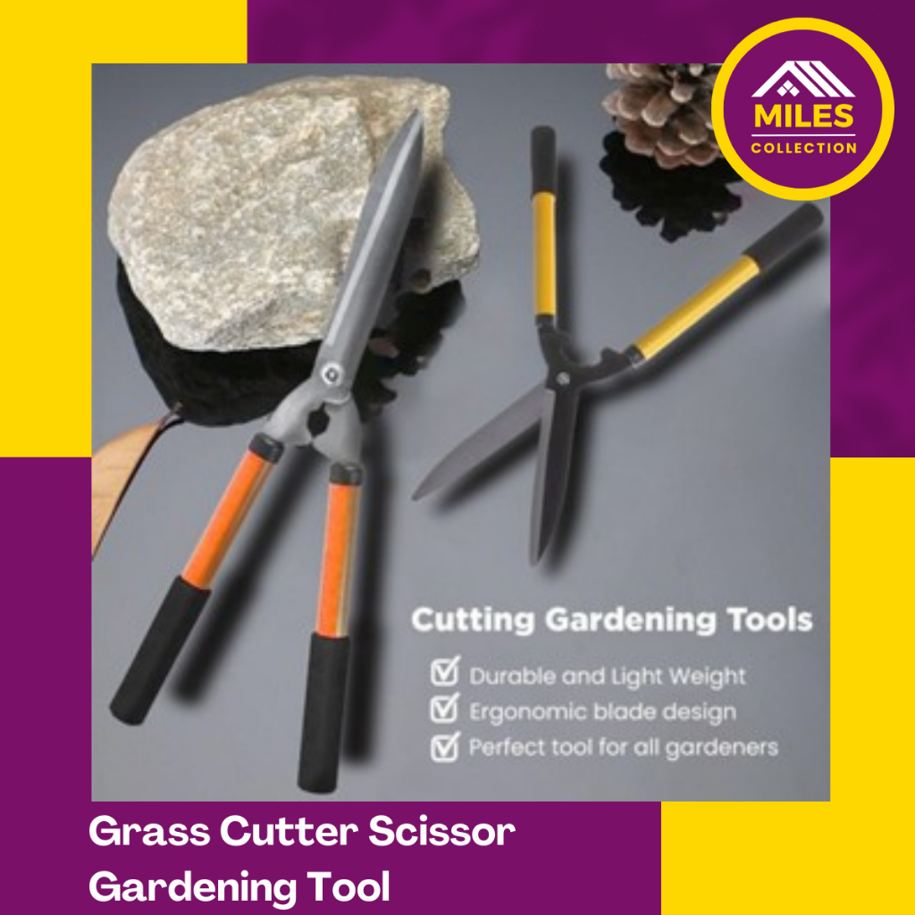 MILES Grass Cutter Scissor Gunting Pangtabas ng Damo Gardening Tools ...