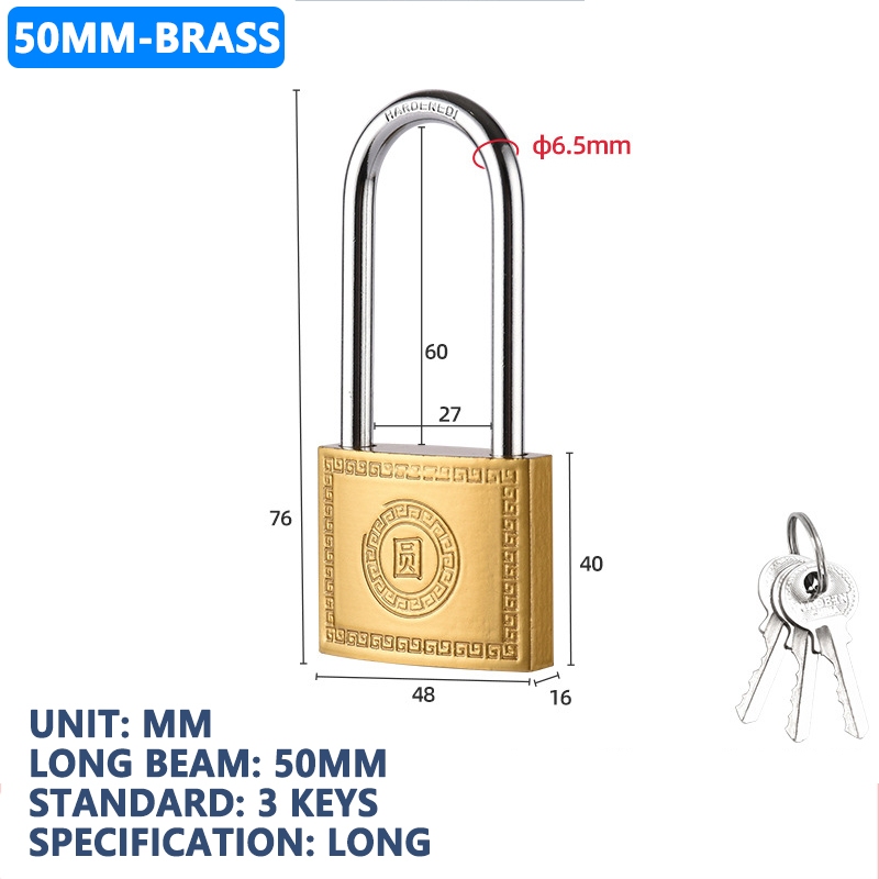 Padlock For Gate Heavy Duty Door Stainless Weatherproof（30mm,40mm, 50mm ...