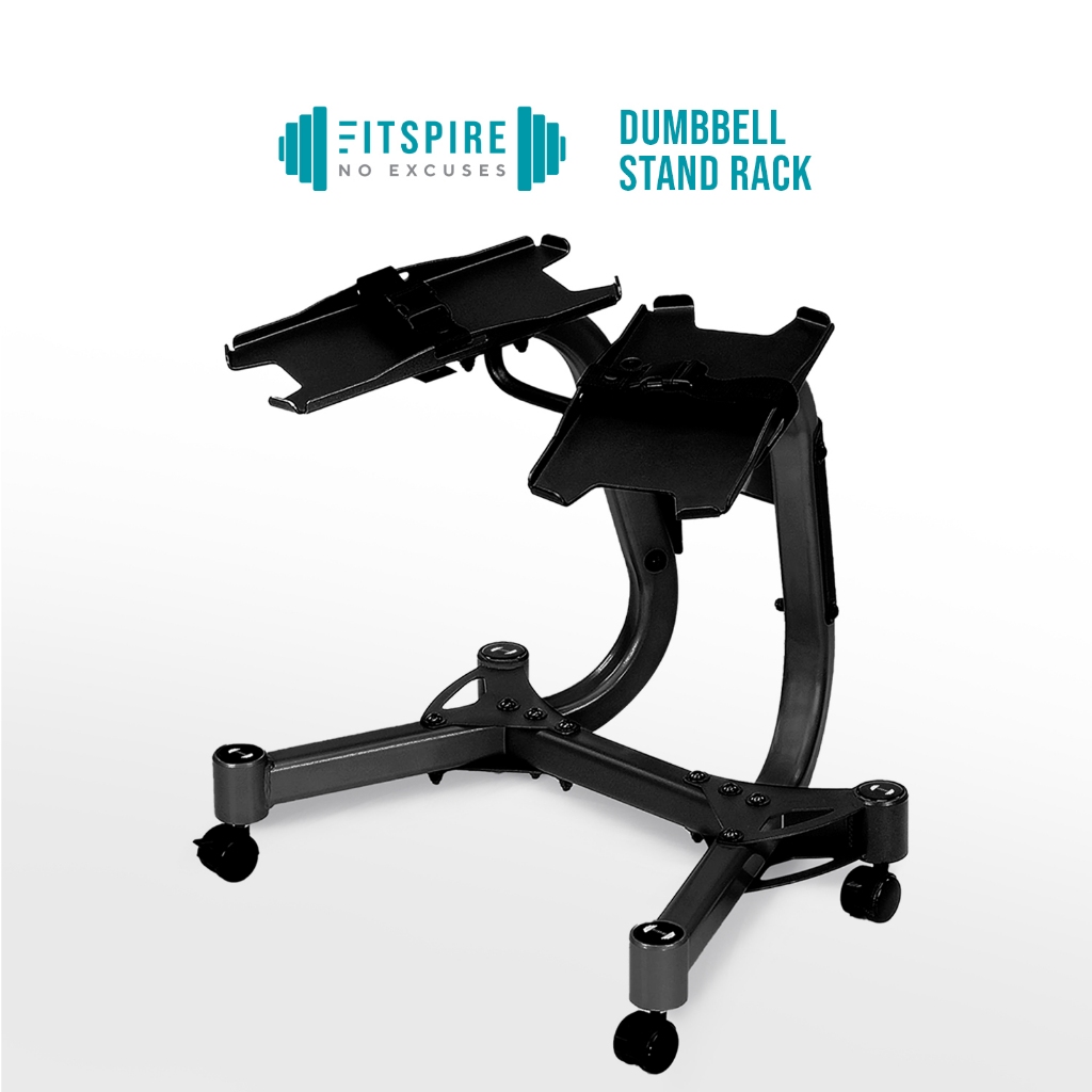 Fitspire Adjustable Dumbbell Steel & Stand Rack Premium Exercise ... Fitspire Adjustable Dumbbell Steel & Stand Rack Premium Exercise ...