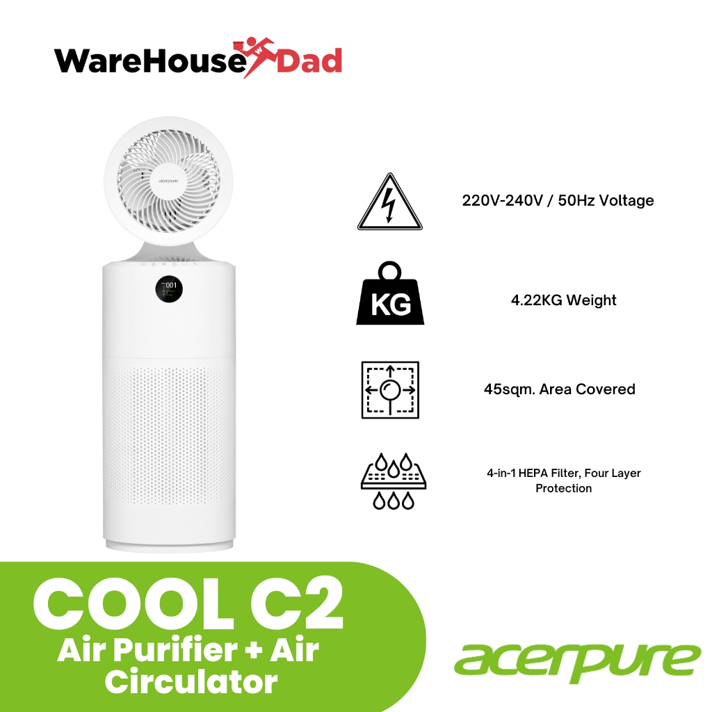 Acerpure Cool C2 (Air Purifier + Air Circulator) | Shopee Philippines