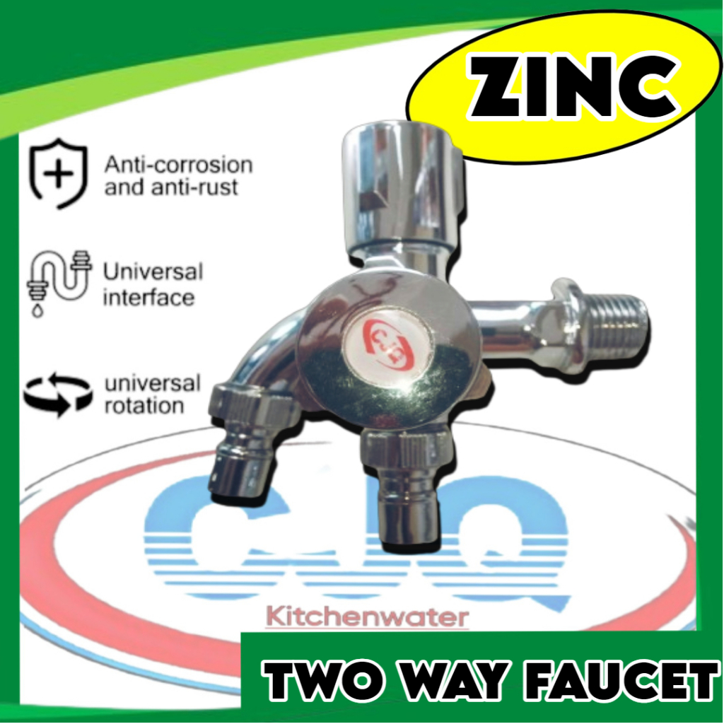 KITCHEN WATER CJQ Stainless Steel Two Way Faucet Dual Function Faucet ...