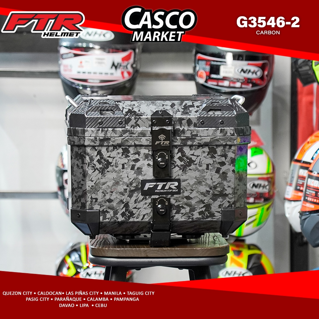 FTR TOP BOX G3546-2 CARBON 45L PREMIUM FORGED ALLOY | Shopee Philippines