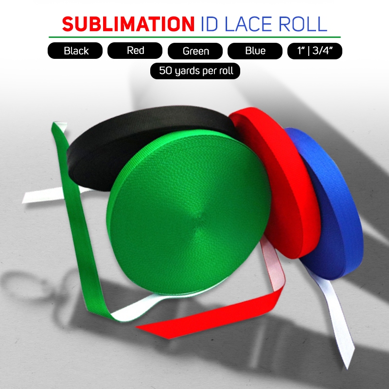 Sublimation Printable ID Lanyard for ID Lace Making (50 yards per roll ...