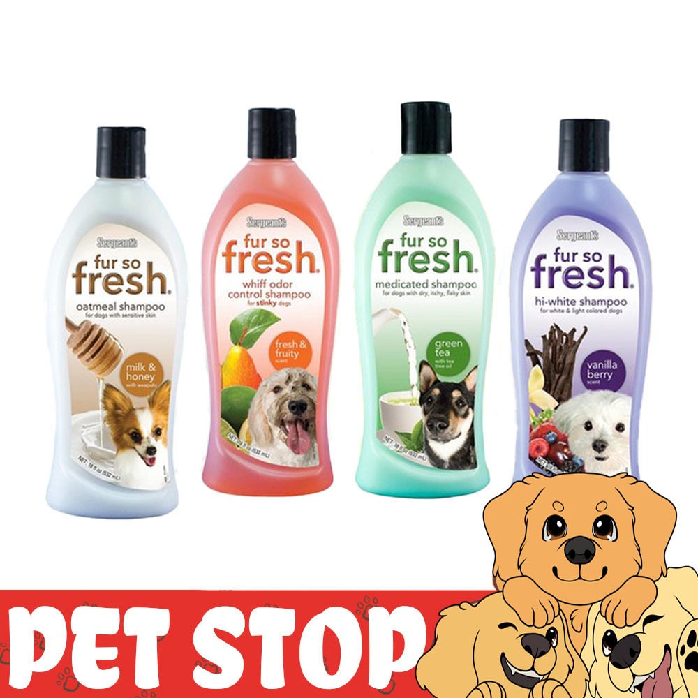 Sergeant's Fur So Fresh Shampoo for dogs 532ml (18 oz) | Shopee Philippines