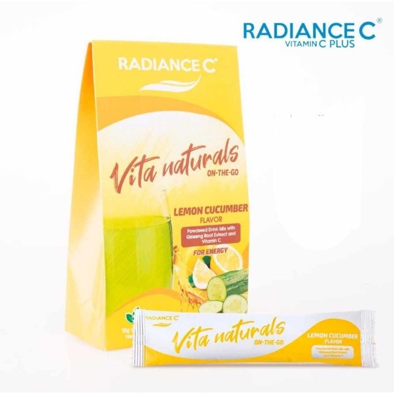 Radiance C Vita naturals On-the-Go Energy Lemon Cucumber Juice 100grams ...