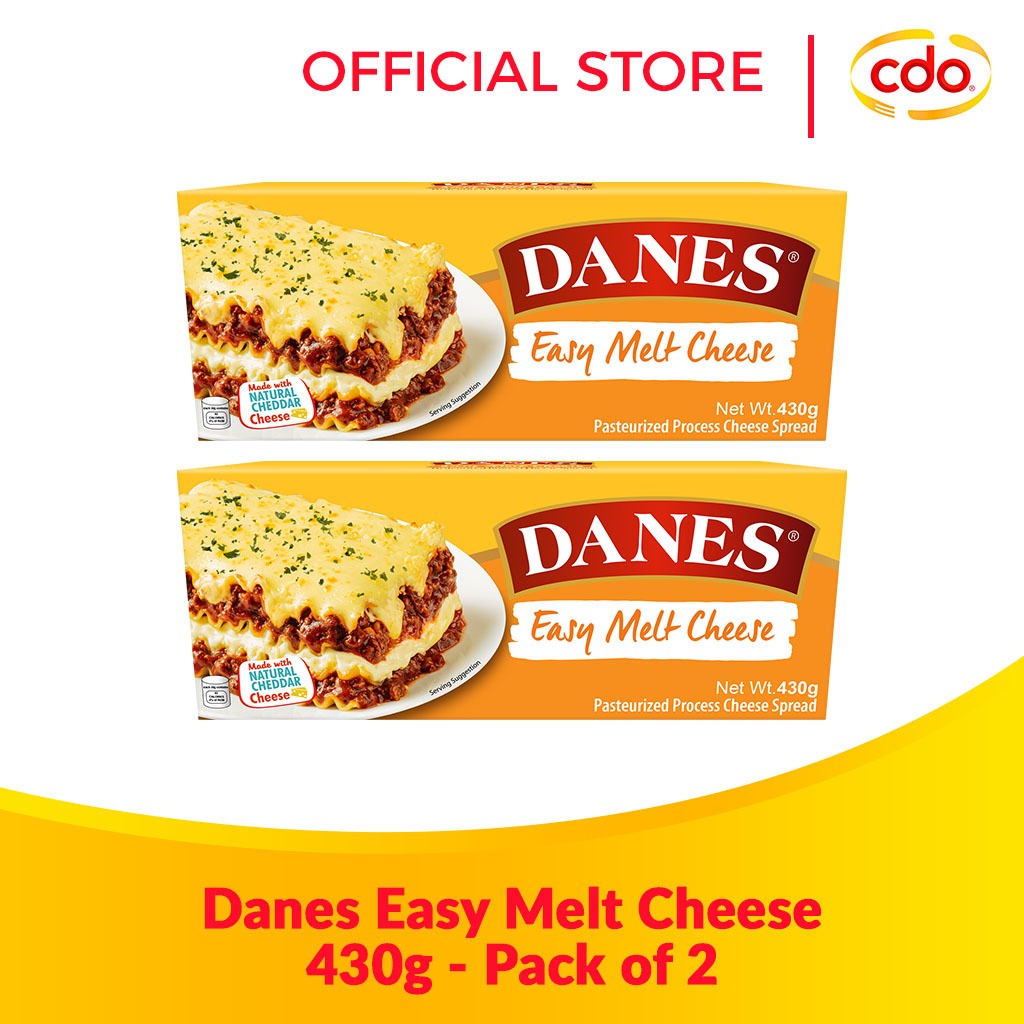 Danes Easy Melt Cheese 430g Pack of 2 | Shopee Philippines