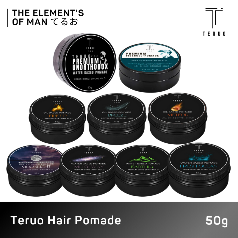 TERUO Hair Pomade 50g | Unorthodox Pomade, Water-Based or Oil-Based ...