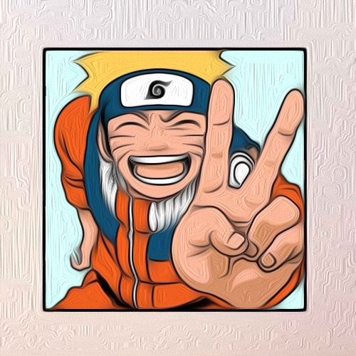 20*20 cartoon char Framed Digital Painting Pagpipinta DIY Canvas ...