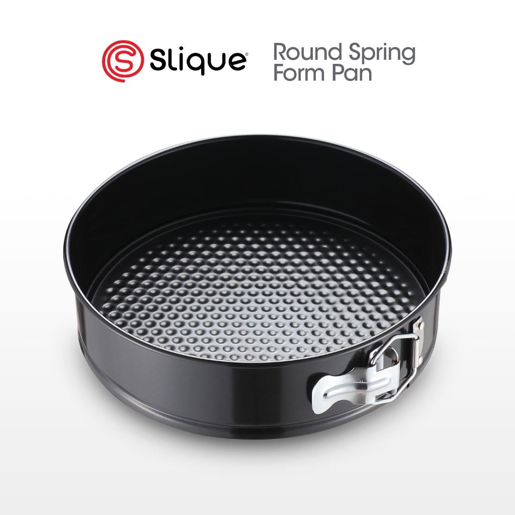 SLIQUE Round Spring Form Cake Pan | Oven Safe | Non-Stick | Baking ...