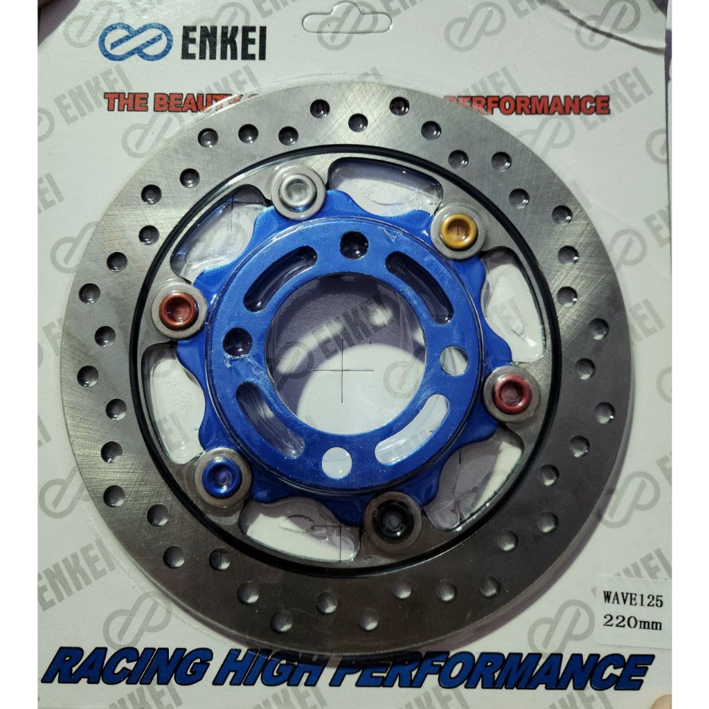 Enkei 220mm Floating rotor disc for Xrm 110, Wave 125 etc | Shopee ...