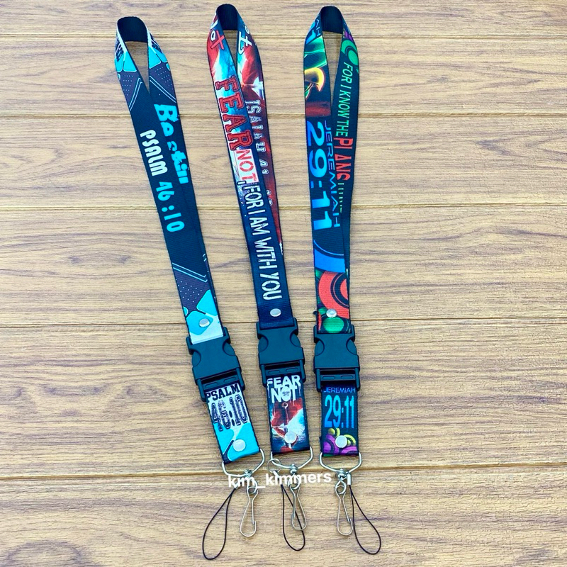 Lanyard Id Lace with Bible Verses lanyard id Strap ID holder verses ...