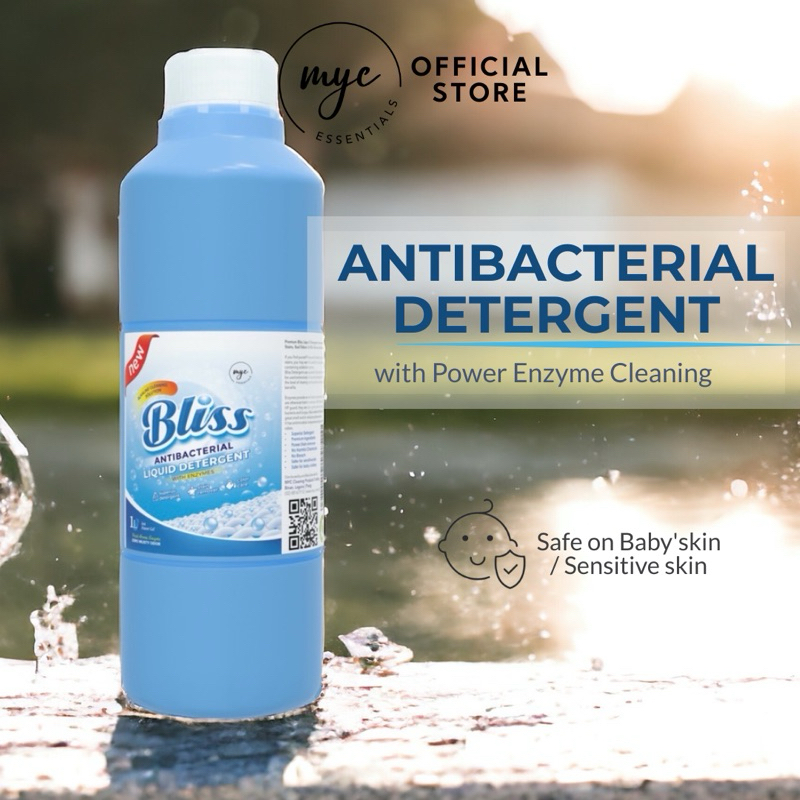 Bliss Antibacterial Liquid Detergent Premium Enzymes | Power Cleaning ...