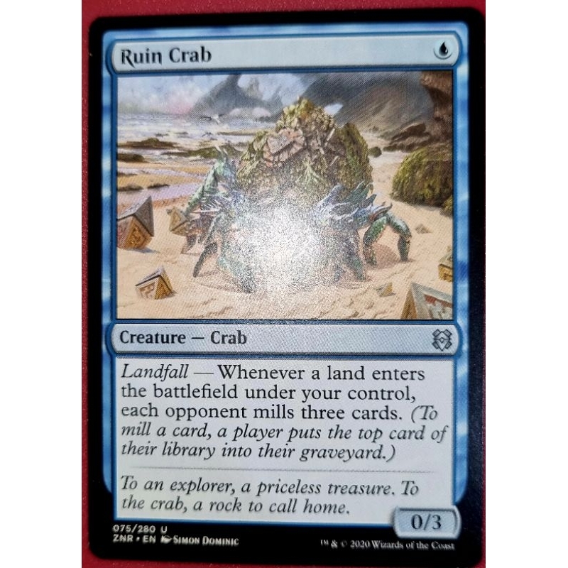 Ruin Crab ZNR (Nonfoil/Foil) | Shopee Philippines