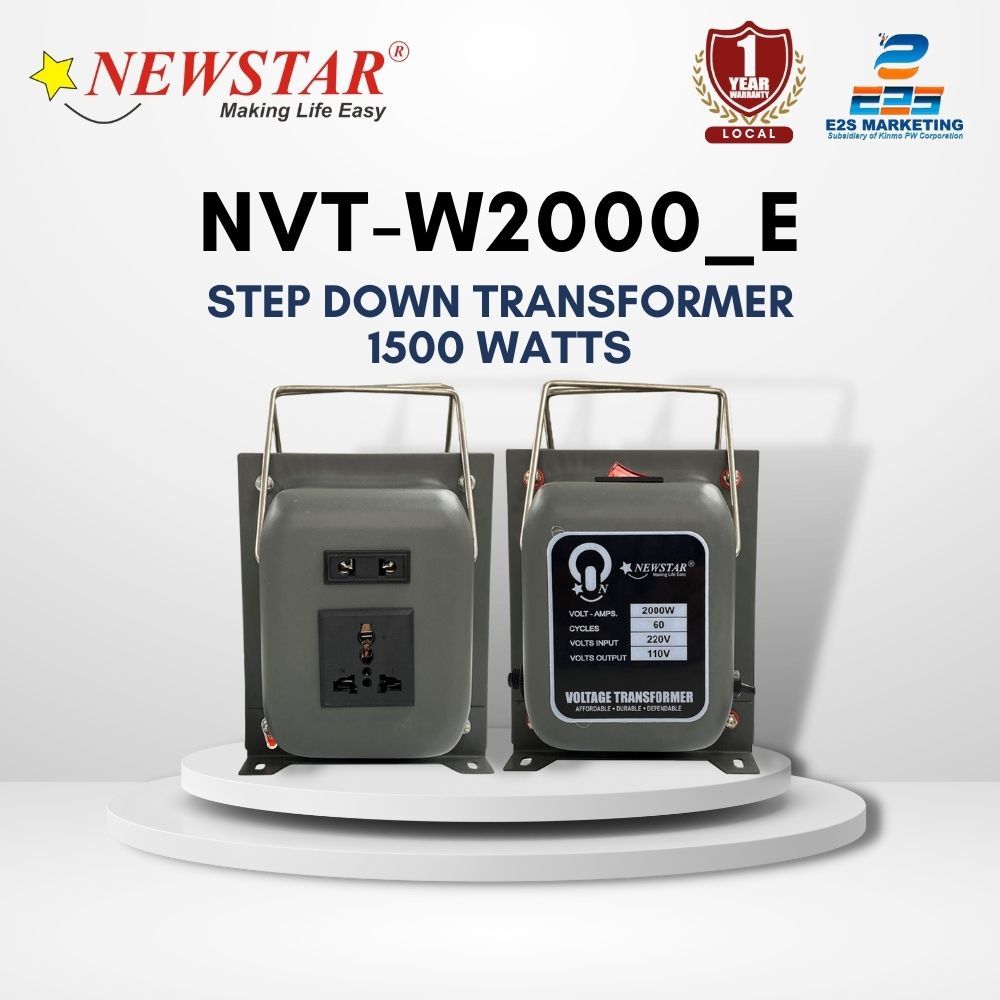 Newstar Step Down Transformer 220VAC Input 110VAC Output 2000Watts NVT ...