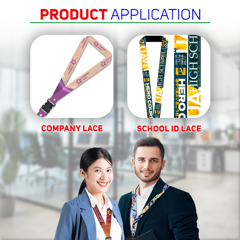 Sublimation Printable ID Lace Lanyard for Making (50 Yards Roll ...