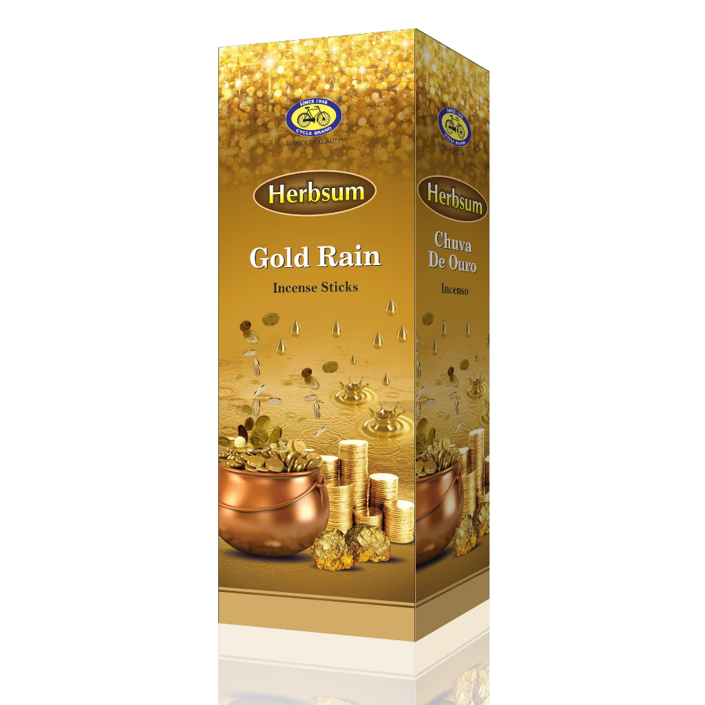 Gold rain incense sticks divine (20 sticks per box) improve sleeeping quality home table ...