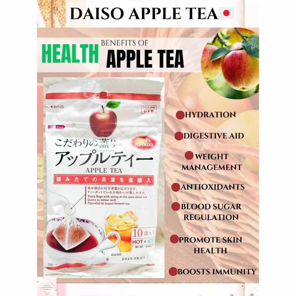 JAPAN DAISO APPLE TEA ( NEW ARRIVAL ) | Shopee Philippines