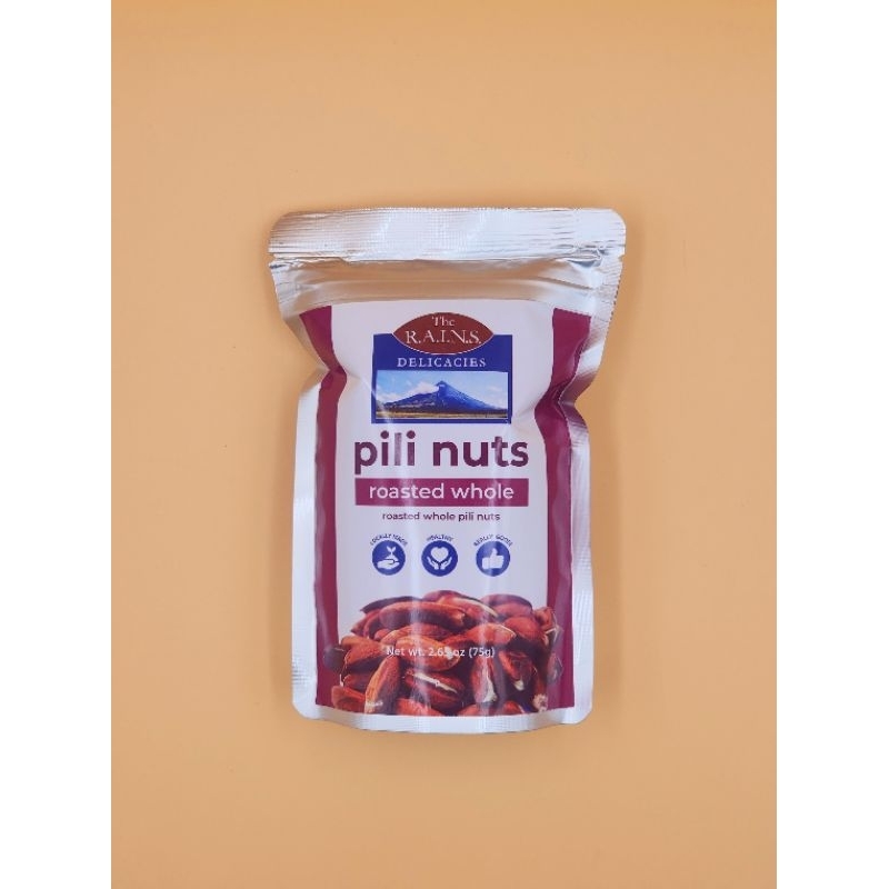 Rains Delicacies Pili Nuts Roasted Whole | Shopee Philippines