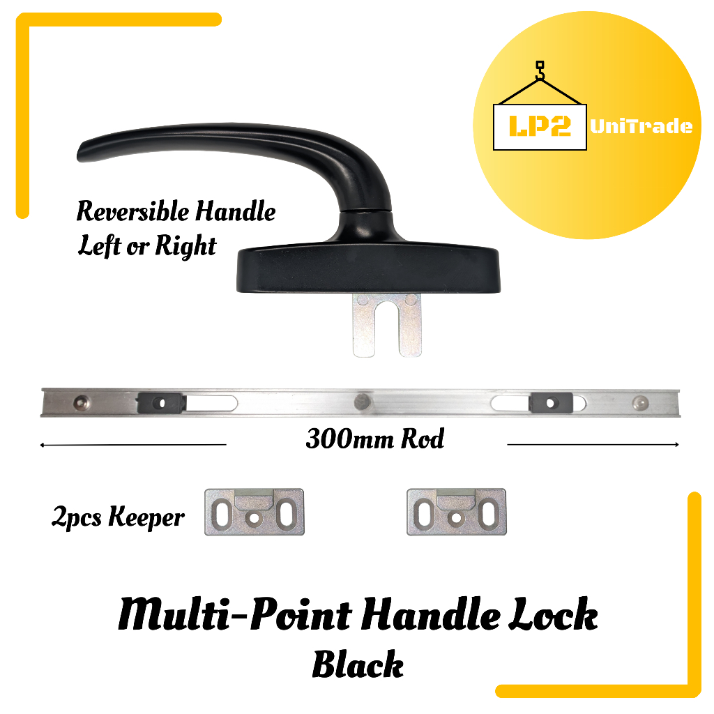 Multi Point Lock Handle for Aluminum Window / Multi Pivot Casement Lock ...