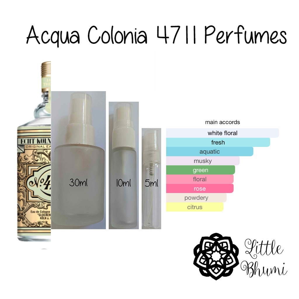 Colonia 4711 Lily of the Valley Acqua Intense Floral Fields of Ireland ...