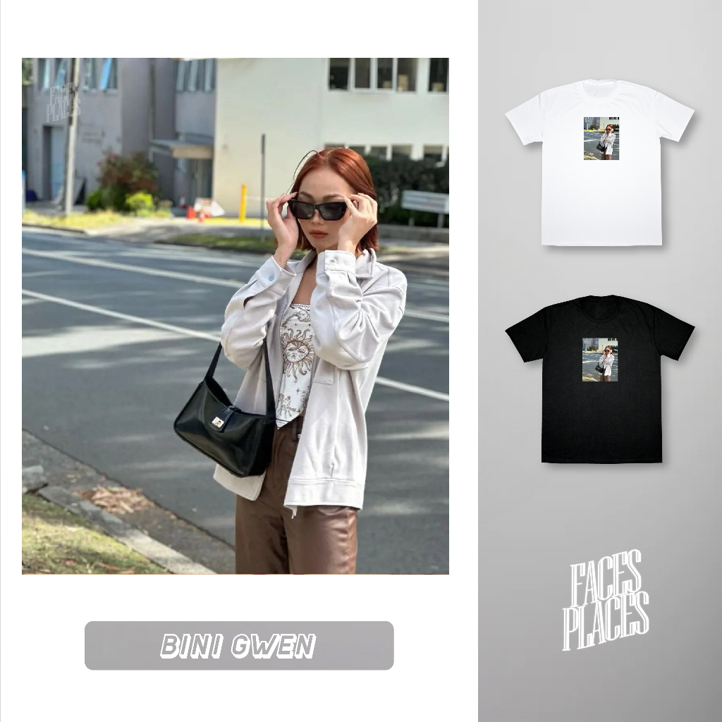 gwen shirt - bini shirt fan-made by faces&places v3 | Shopee Philippines