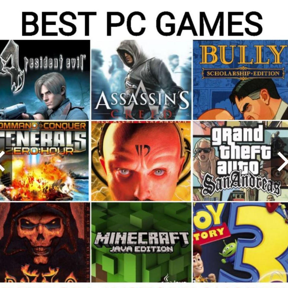 PC Games Warcraft 3 Red Alert 2 Generals Zero Hour Games for PC Laptop ...